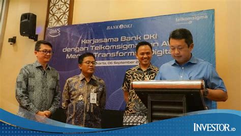 Bank Dki Gandeng Amazon Web Services Dan Telkomsigma