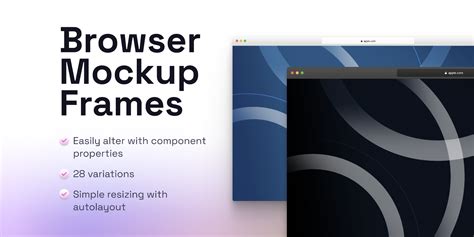 Browser Mockup Resource Figma