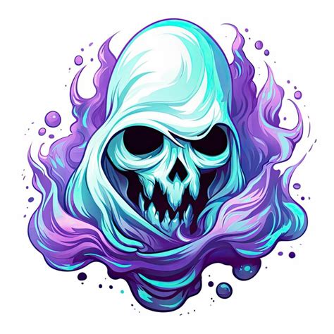 Premium Ai Image Ghost Spirit Specter Halloween Illustration Scary