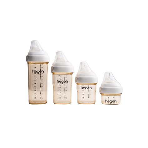 Hegen Pcto™ Ppsu多功能寬口奶瓶 240ml8oz 2支裝 白色 Hegen