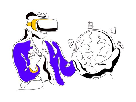 Developer Flat Illustration Metaverse Afbeelding Door Twiri Creative