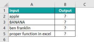 PROPER Excel Function Formula Examples How To Use