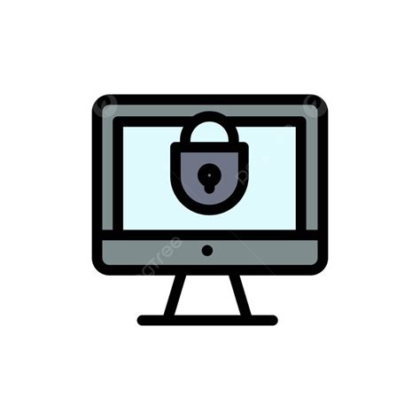 Computer Access Background Blue Business Encryption Isolated Secure