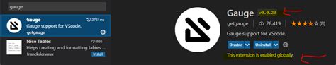 Unable To Install Gauge Vscode Version On Vscode Issue Getgauge Gauge Vscode Github