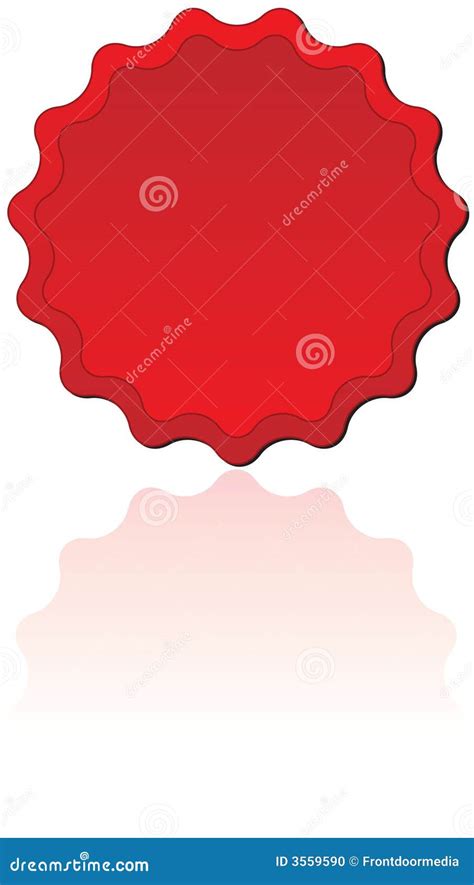 Red Seal Stock Vector Illustration Of Award Approval