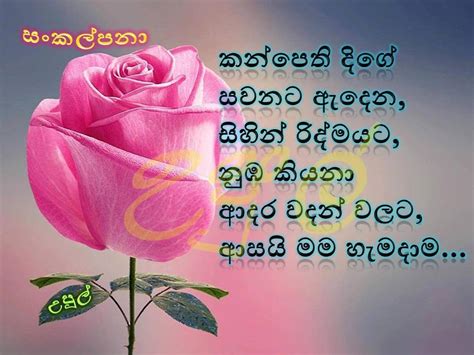 නිසදැස් කවි දැහැන සංකල්පනා නුඹේ ආදරය
