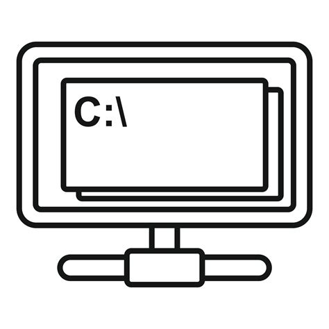 Monitor Testing Software Icon Outline Style Vector Art At Vecteezy