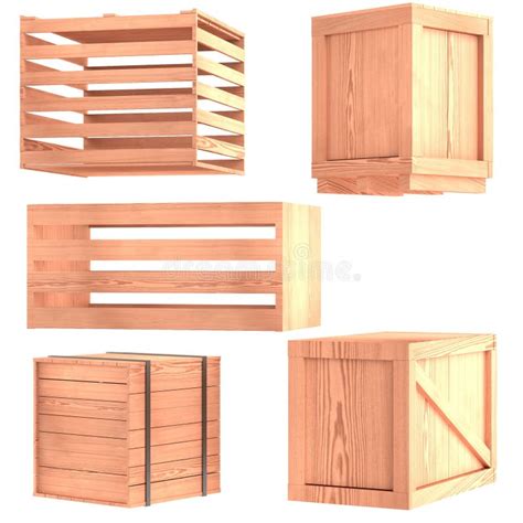 Realistic Crates Stock Illustrations 72 Realistic Crates Stock