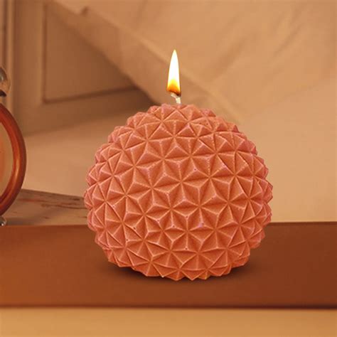 Badu Bg Силиконови форми за свещи с форма на топка Иновативни хранителни силиконови форми за