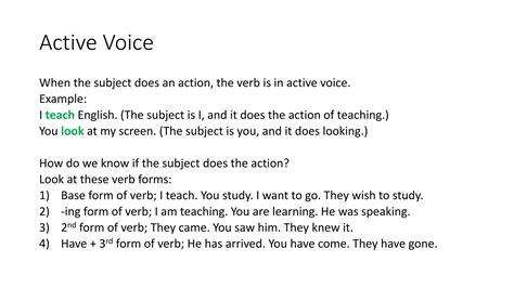 Active And Passive Voice Explained Shortlypptx