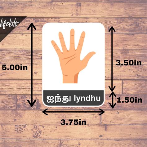 Finger Counting Tamil Counting 11 Counting Flash Cards Tamil
