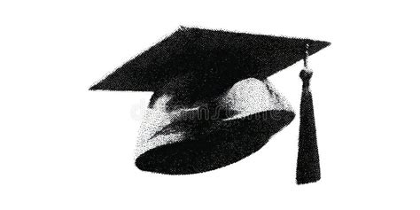 Graduation Cap With Tassel Pop Art Sticker Education Academic Hat