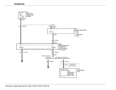 2000 Ford F350 Headlight Switch Wiring Diagram