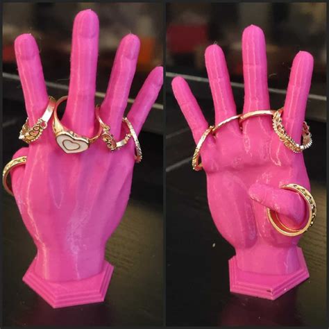 💍 Ring Holder Hand・free Stl File For 3d Printing・cults