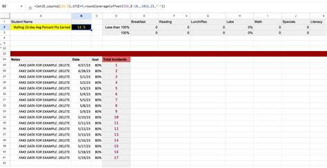 Excel Google Sheets Day Rolling Average In A Single Cell Based On Whatever The Last Ten