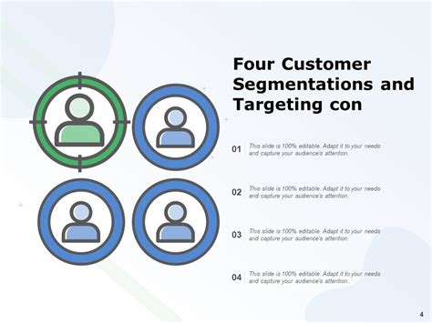 Customer Segment Icon Market Segmentation Targeting Circular