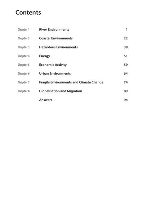 Igcse Guide Geography Workbook 1 Physical Geography Year 10 And 11