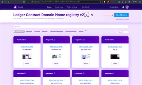 How To Submitting To The Security Metadata Registries On Kleros Curate