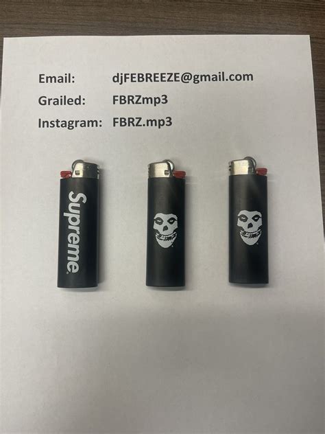 Supreme Ss13 Supreme Misfits Bic Lighter Grailed