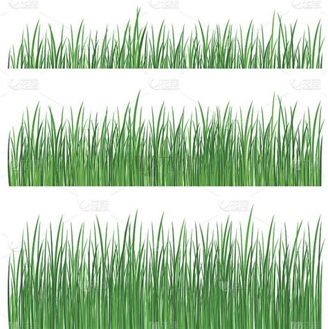 三排不同长度的草 三排不同长度的草