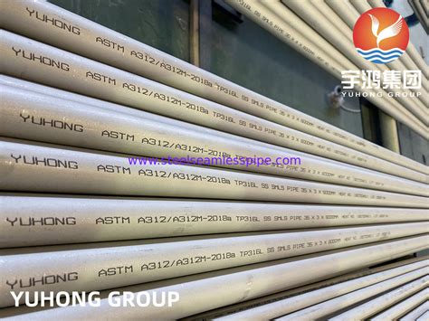 ASTM A312 ASME SA312 TP316L 1 4404 SS SMLS Pipe For General Industry Application
