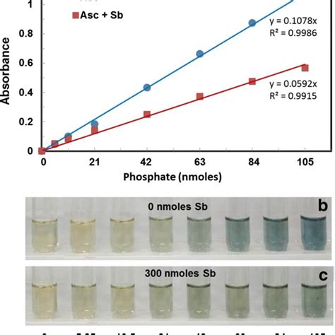 Optimal Concentrations Of The Ammonium Molybdate And Ascorbic Acid Download Scientific Diagram