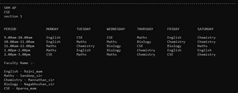 Github Akashmeruva9time Table Generator