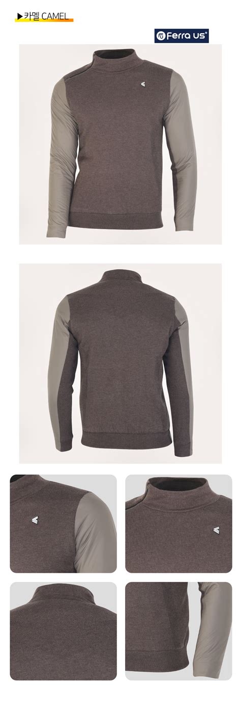 핫딜 페라어스 남성 골프 스판 방풍 반목티셔츠 Ctyj2102w1 딜팡 골프용품 전문쇼핑몰