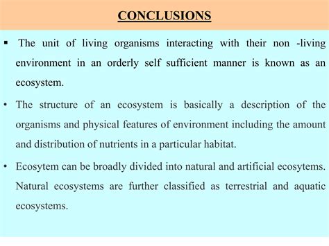Ecosystem Structure And Types Ecosystempdf