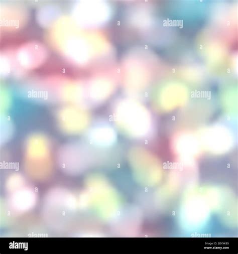 Seamless Vector Glow Bokeh Spray Background Vibrant Colorful Blurred Square Pattern With