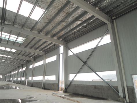 Prefabricated Light Steel Structure China Metal Large Storage Shed