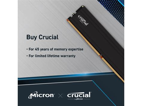 Crucial Pro 32gb 2 X 16gb Ddr5 5600 Pc5 44800 Xmp 30 And Amd Expo