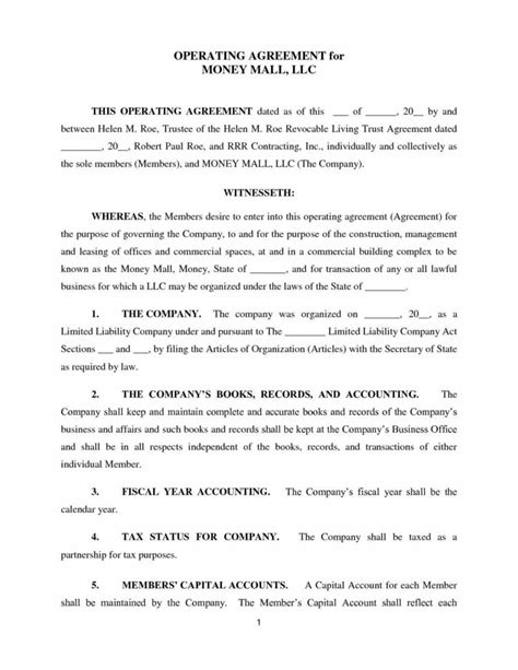 Llc Capital Account Spreadsheet Regarding Llc Financial Statement