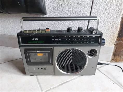 Ancien Poste Radio Jvc 3 Band Cassette Recorder Eur 3000 Picclick Fr