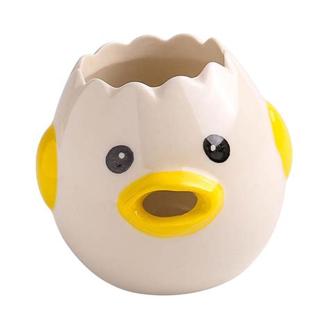 Loviver Ceramic Egg Separator Egg White Yolk Sifting Gadget For Eggs
