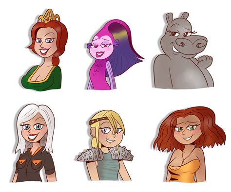Dreamworks Ladies By Sb99stuff On Deviantart