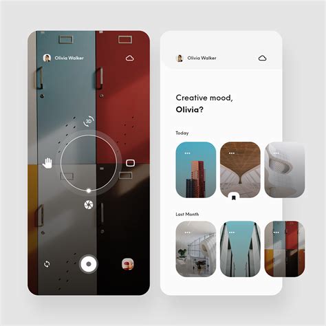 Camera Ui Ux Design Arigatou On Behance