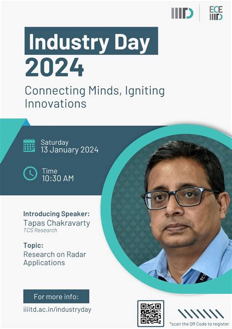 The Ece Department Is Organizing Industry Day On 13 Jan 2024 Saturday