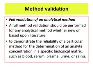Bioanalytical Method Validation Emea PPTX
