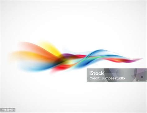 추상적임 순조롭습니다 색상화 흐름표 요소 수평계 흰색 배경 벡터 추상적인에 대한 스톡 벡터 아트 및 기타 이미지 추상적인