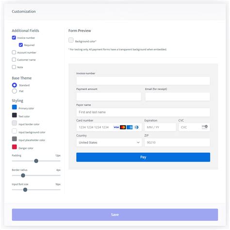 Customize Your Payment Form — Easy Pay Forms