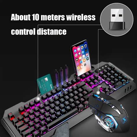 K680 Rgb Rechargeable Gaming Wireless Keyboard And Mouse Set