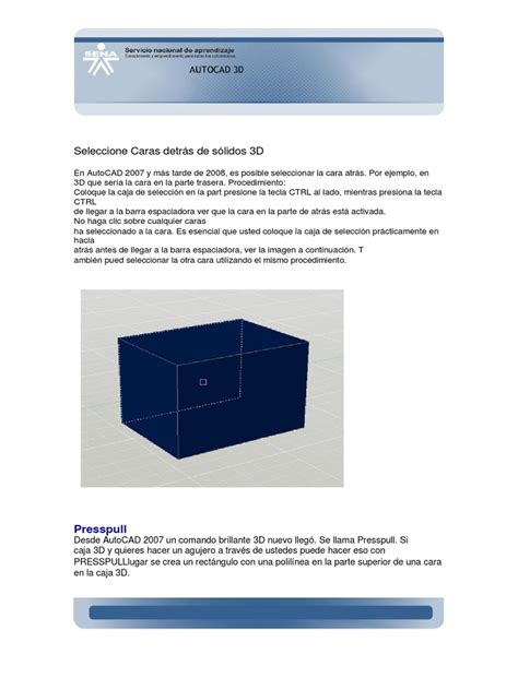 Presspull Autocad 3d Pdf Point And Click Software