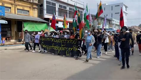 Dvb ကျောက်မဲမြို့တည် ၁၁၉ နှစ်ပြည့်နှစ်ပတ်လည်နေ့ မြို့လုံးကျွတ်အထွေထွေသပိတ် ဖြိုခွဲခံရ