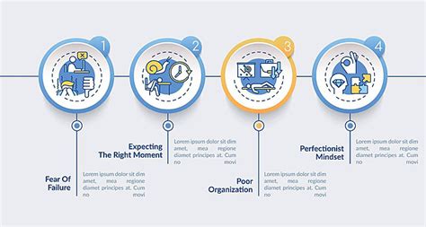 Procrastination Brochure Template Business Program Brochure Vector
