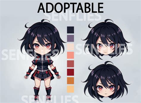 Chibi Assassin Adoptable Ychcommishes