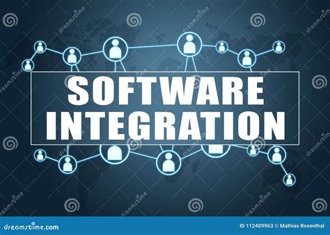 Software Integration Stock Illustration Illustration Of Technology 112409963