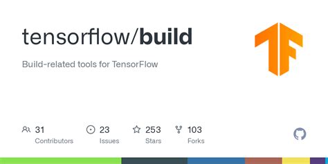 GitHub Tensorflow Build Build Related Tools For TensorFlow