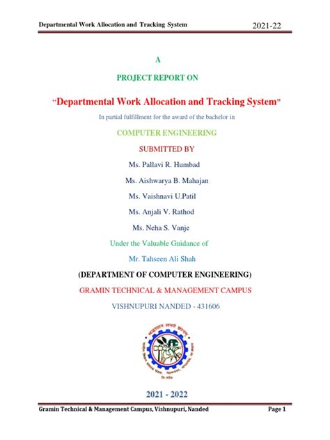Dept Work Allocation System Pdf Internet And Web World Wide Web