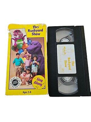Vhs Barney The Backyard Gang Video W Sandy Duncan Vintage Barney Rare